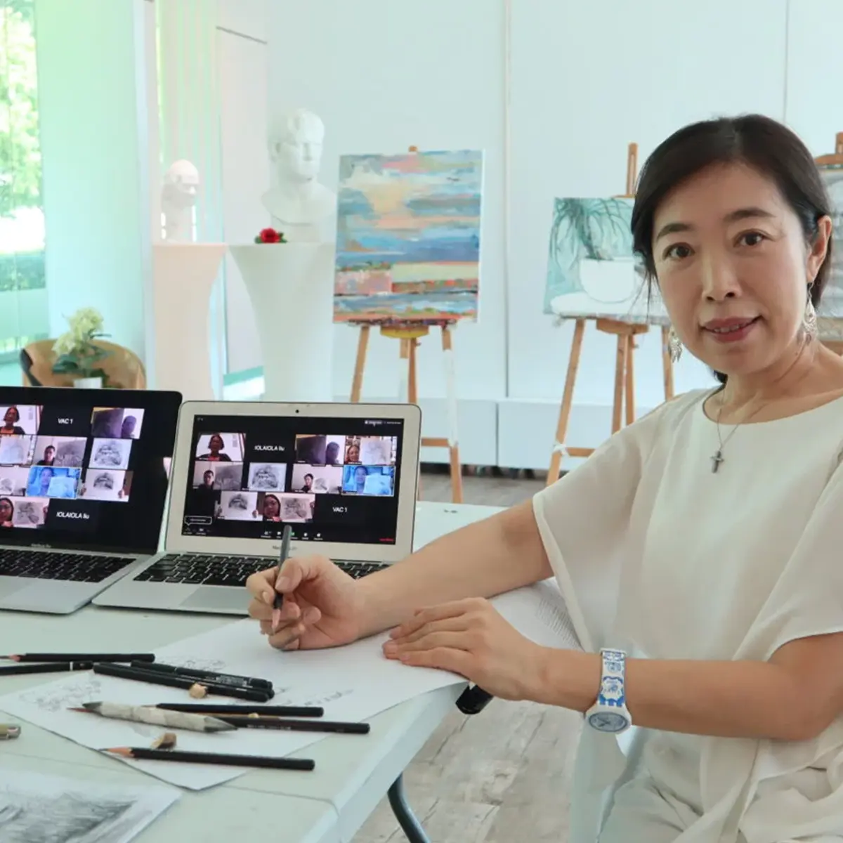 Art Course | Art Class | Art Lesson and Workshop Template - Visual Arts ...