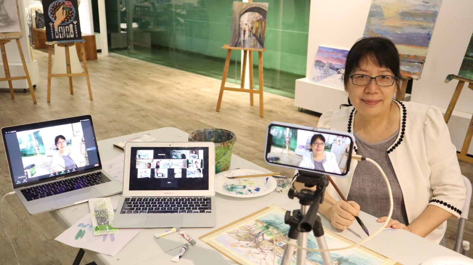 Watercolour Painting at Visual Arts Centre Singapore