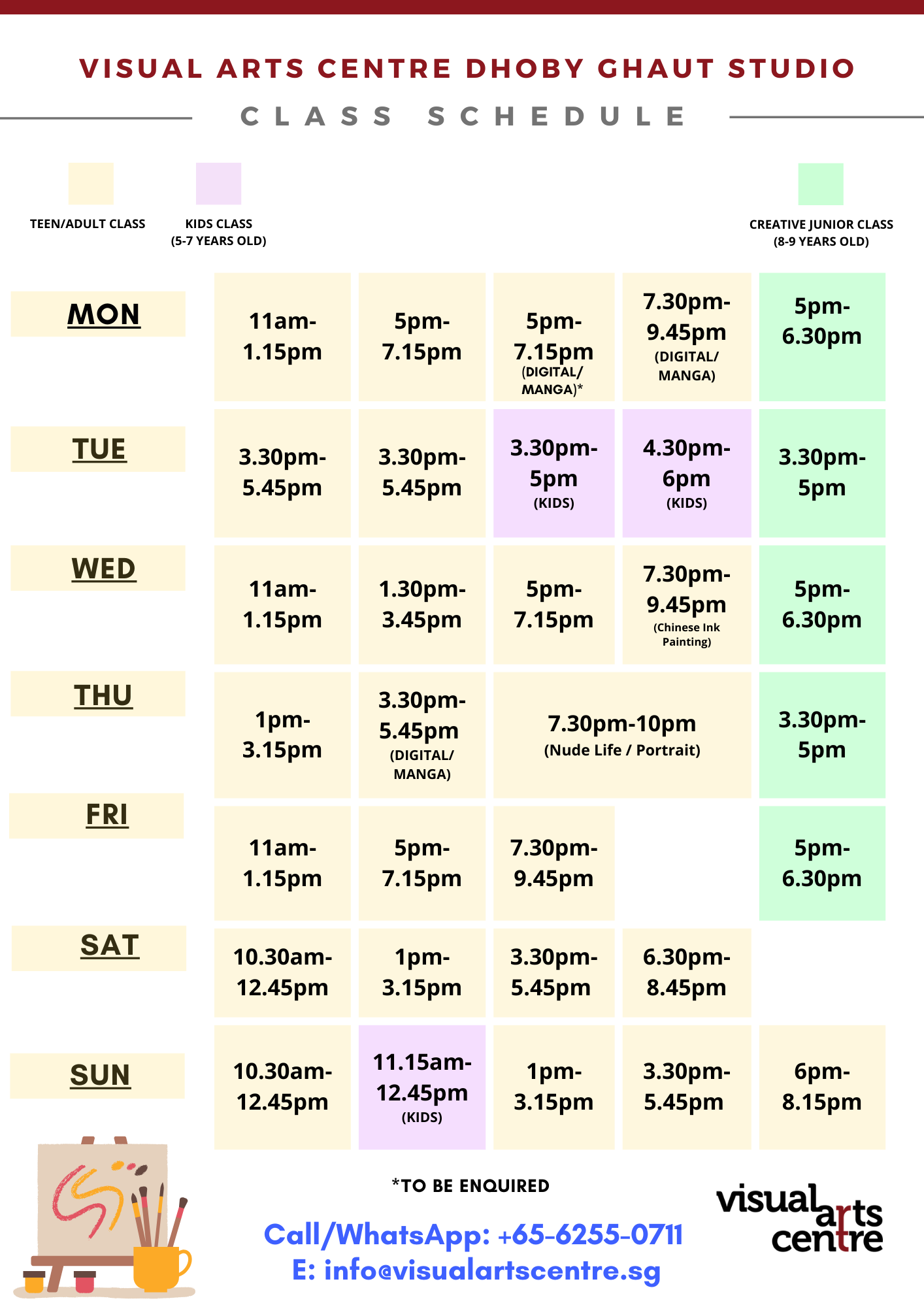 Adult Art Class | Art Course in Singapore (Professional Guidance !)