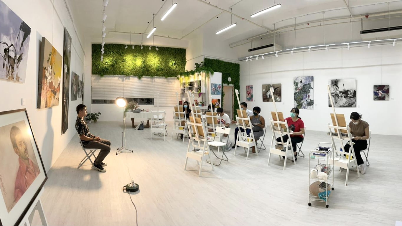 Advanced Portrait Oil Painting Course Singapore - Visual Arts Centre