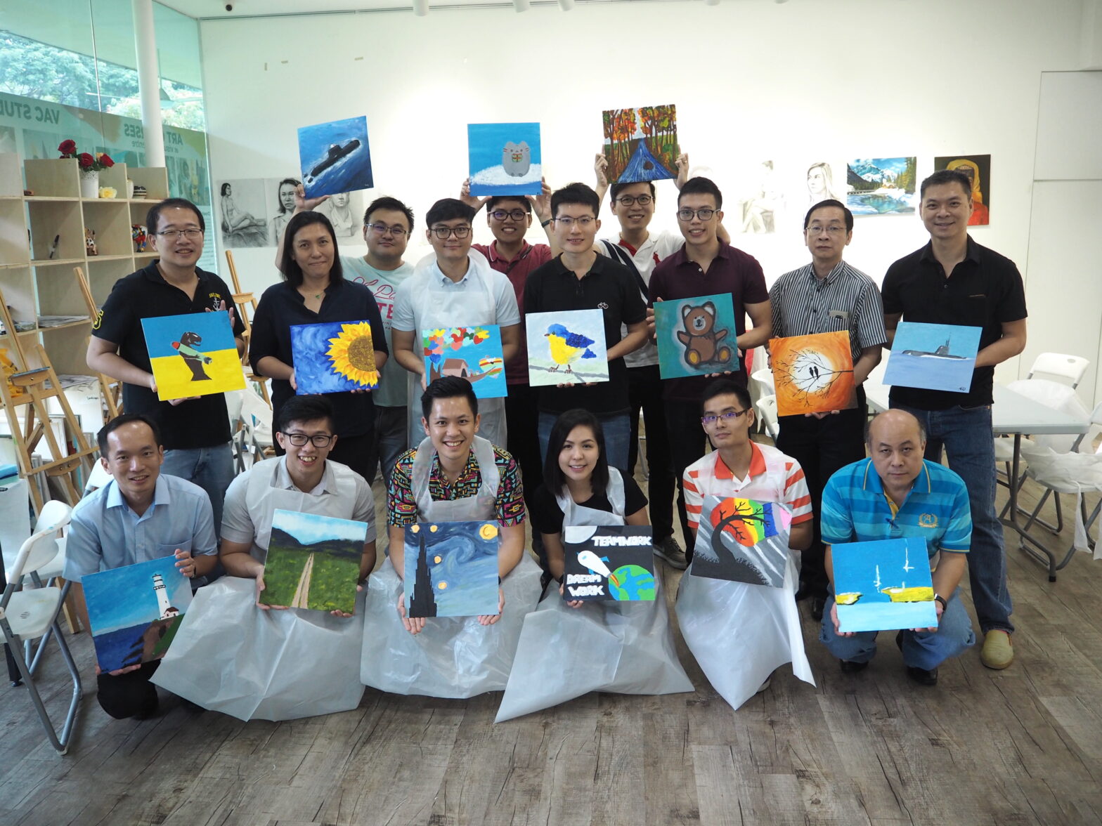 Group Party Activities At Visual Arts Centre Singapore