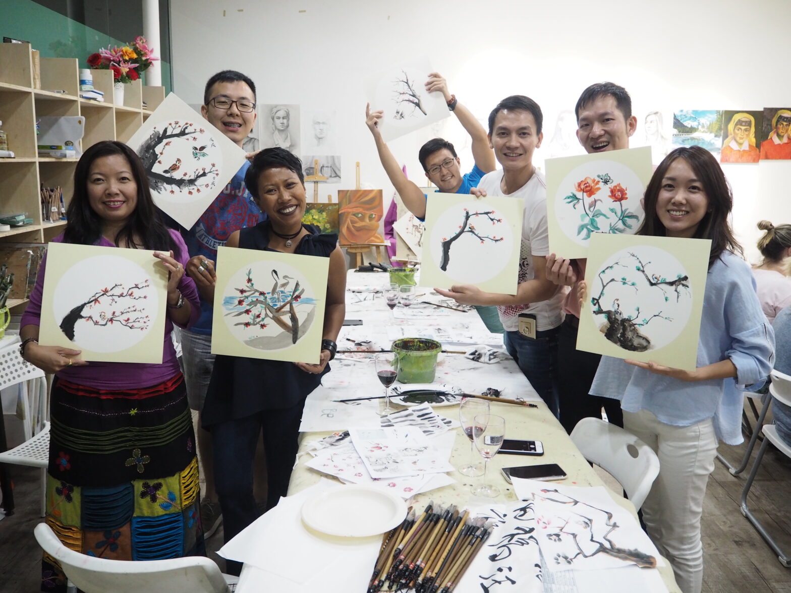 Group Party Activities At Visual Arts Centre Singapore