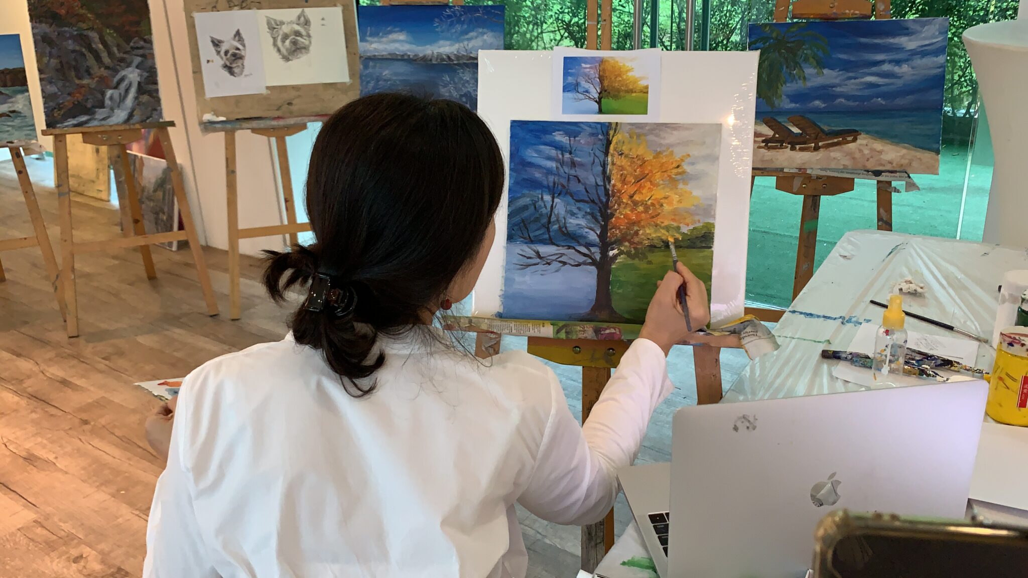 Virtual Zoom Art Jamming for fun amongst friends, family and colleagues!