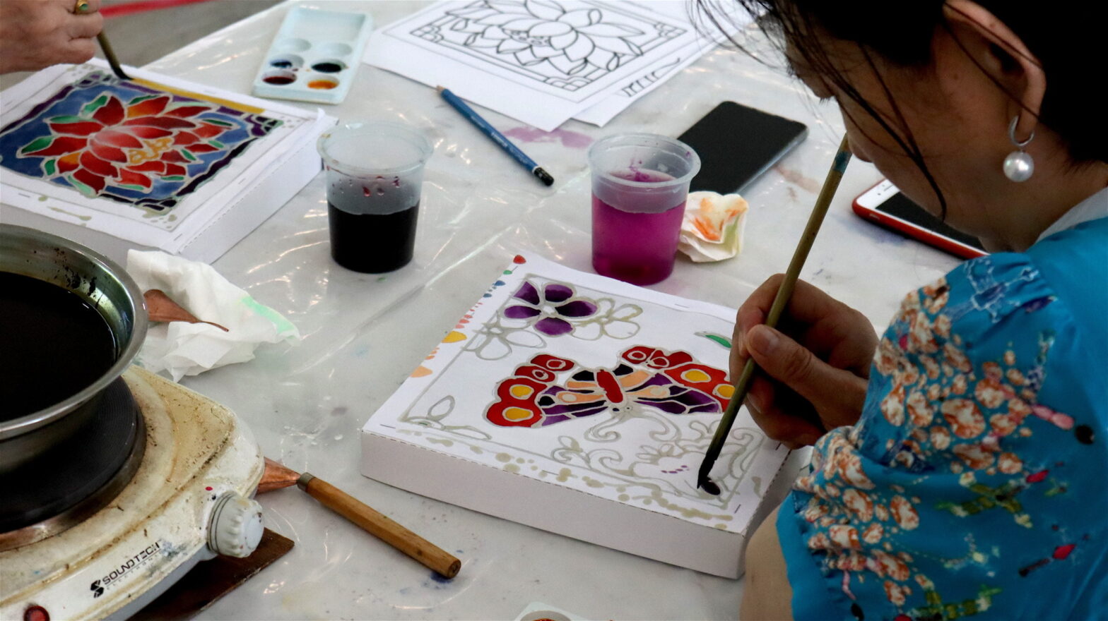 Batik Painting Course at Singapore - Visual Arts Centre
