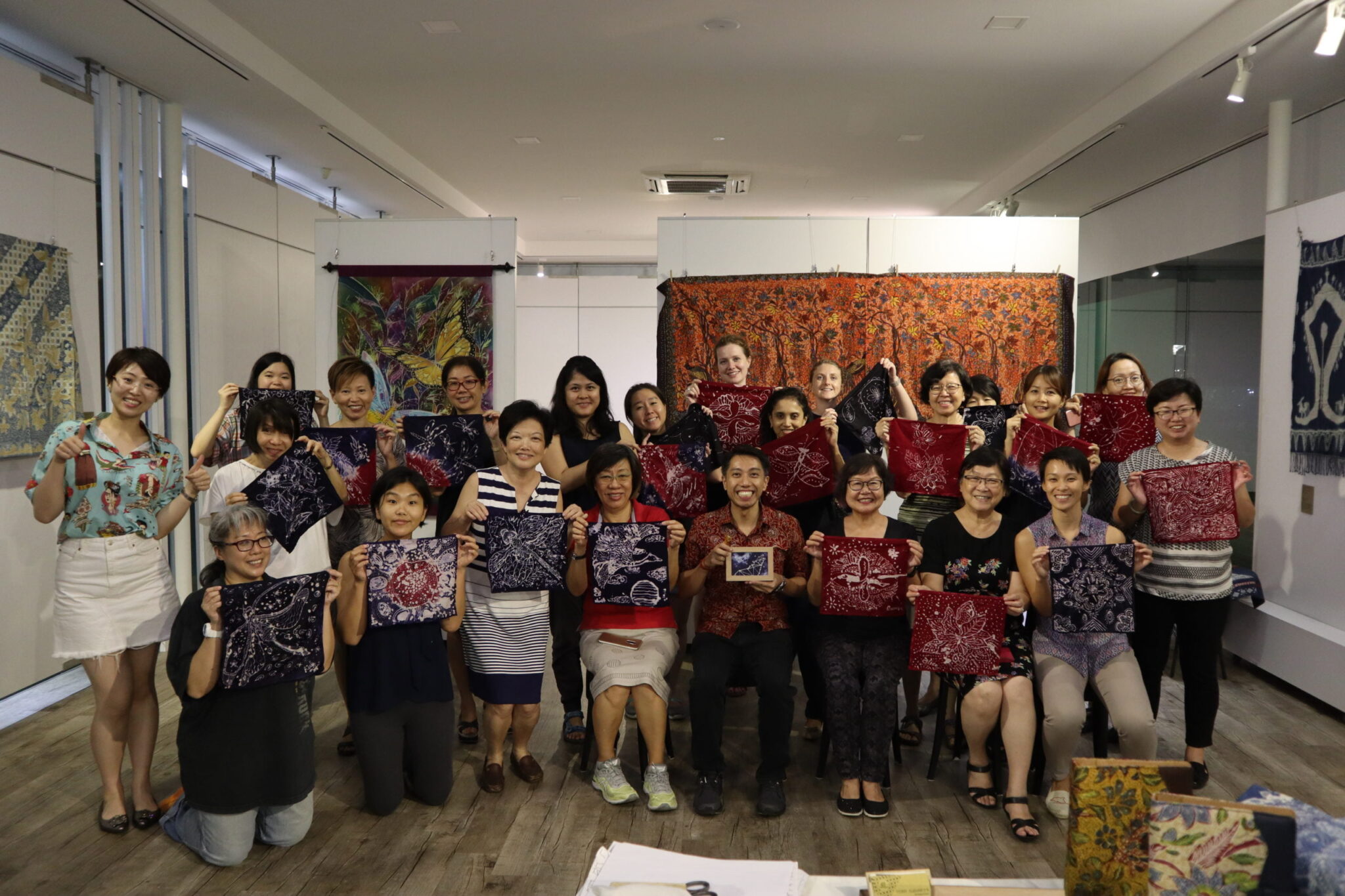 Learn Batik Art - Batik Painting Workshop in Singapore Dhoby Ghaut VAC