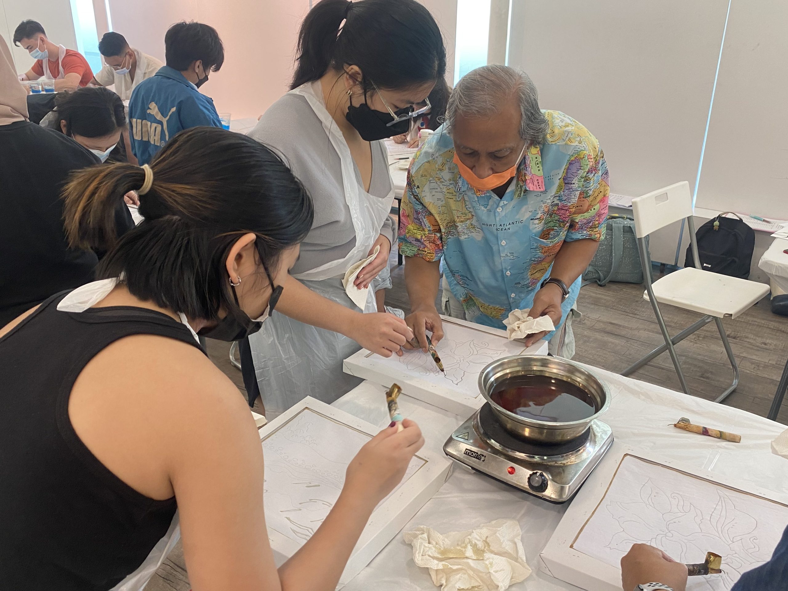 Holiday Batik Painting Workshop for Families and Friends at VAC