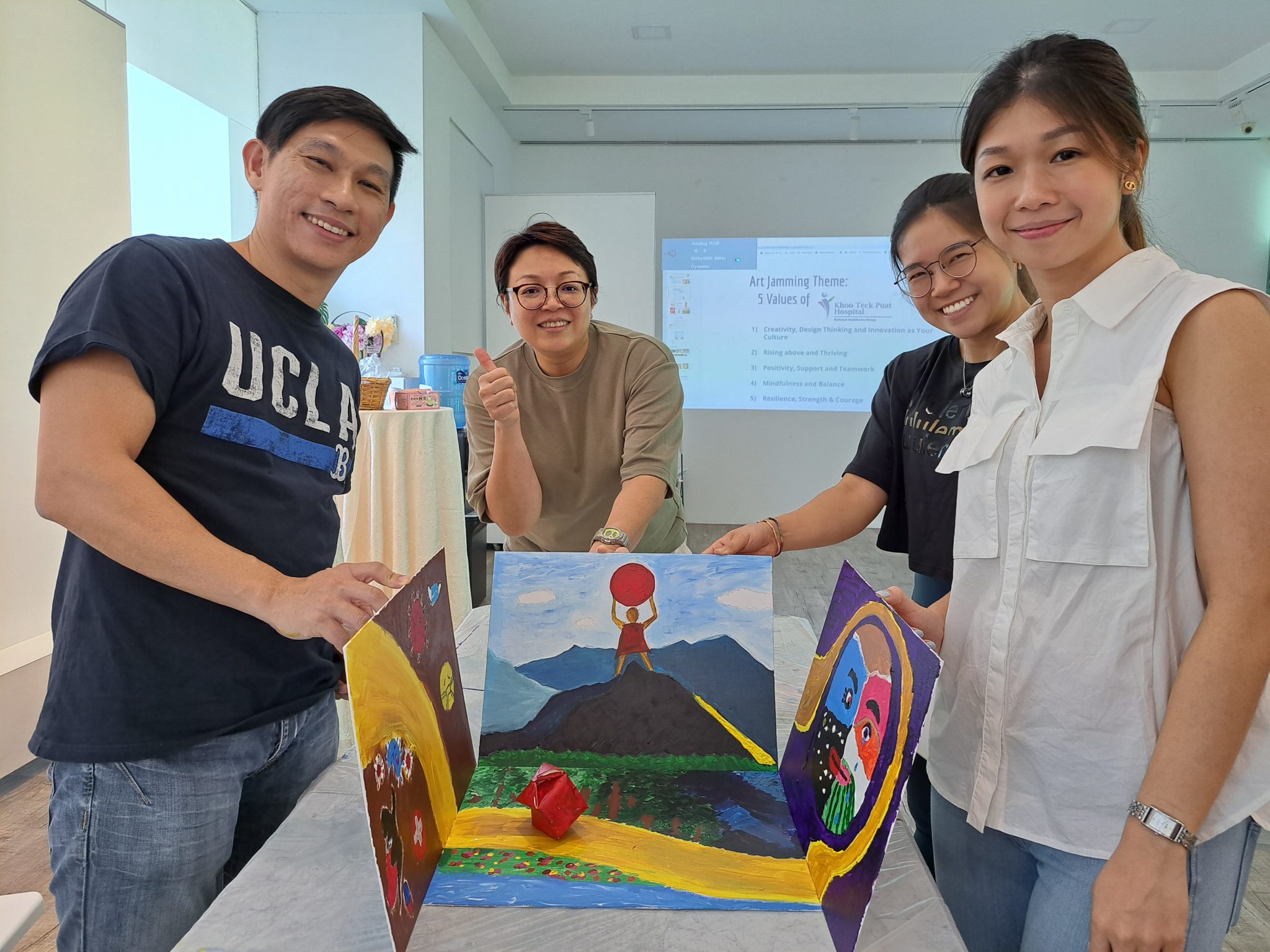 Art Jamming in Singapore - Various of Mediums