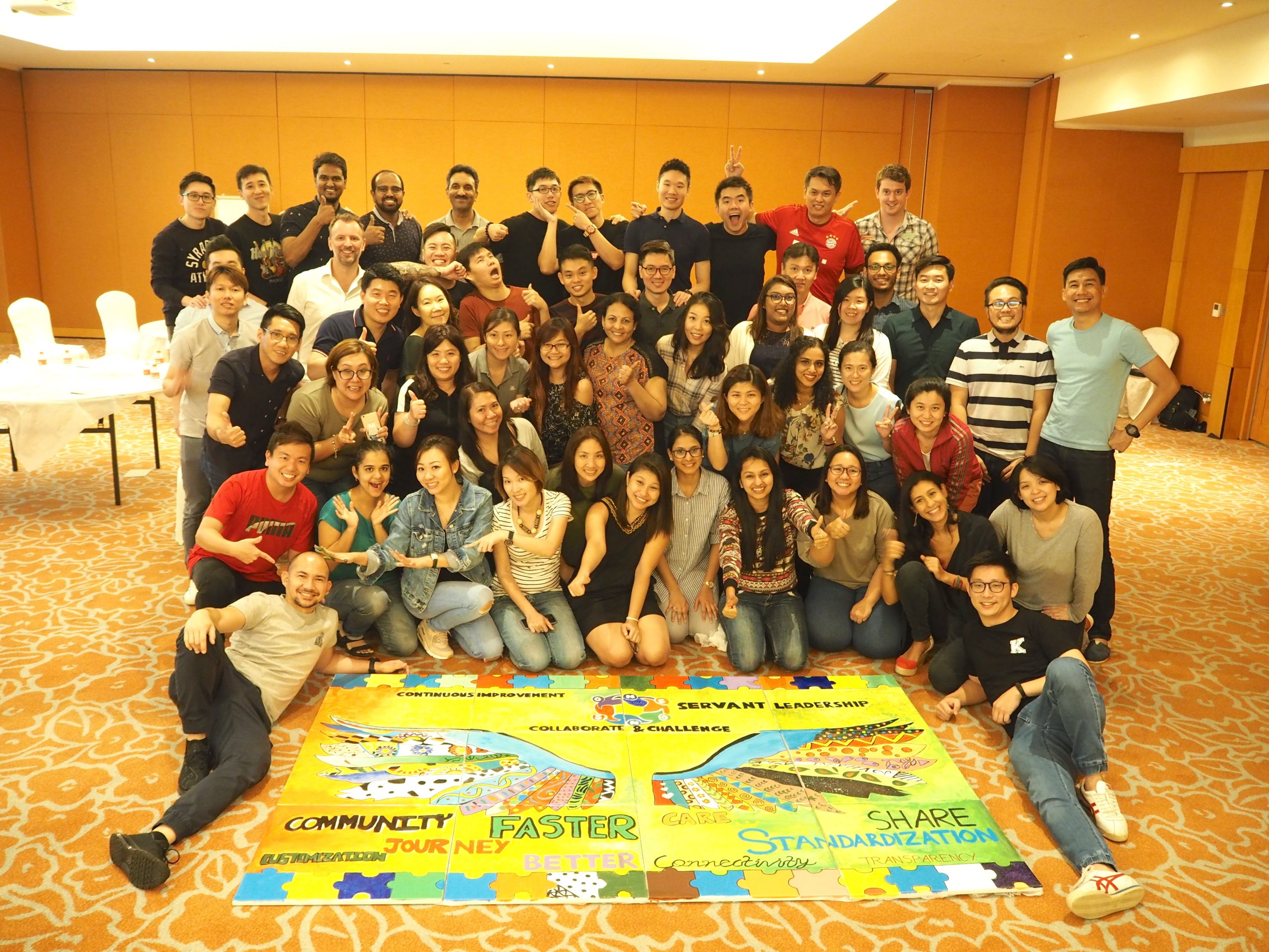 Art Jamming in Singapore - Various of Mediums