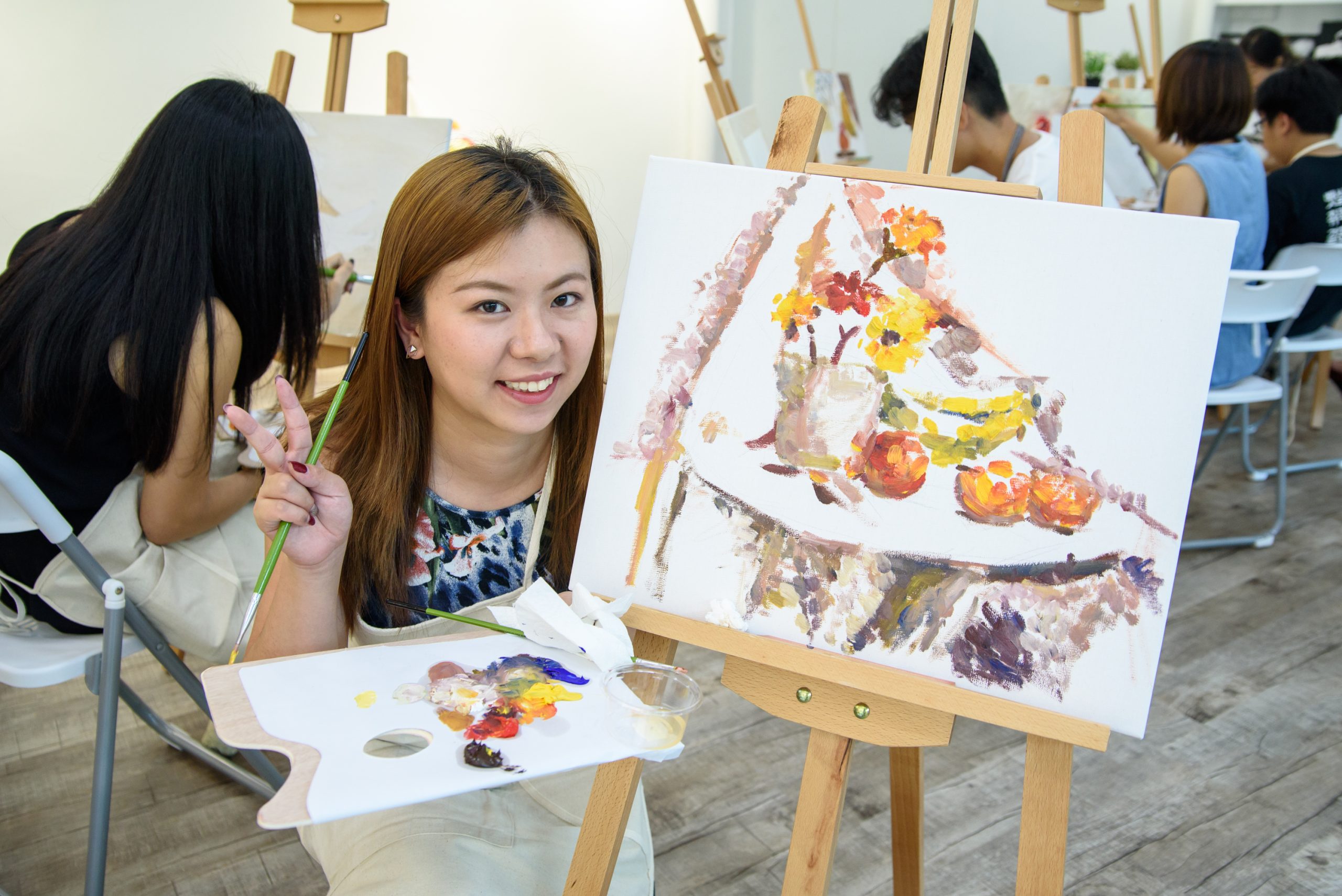 Art Lessons in Singapore - 3 Medium Art Immersion Course at VAC