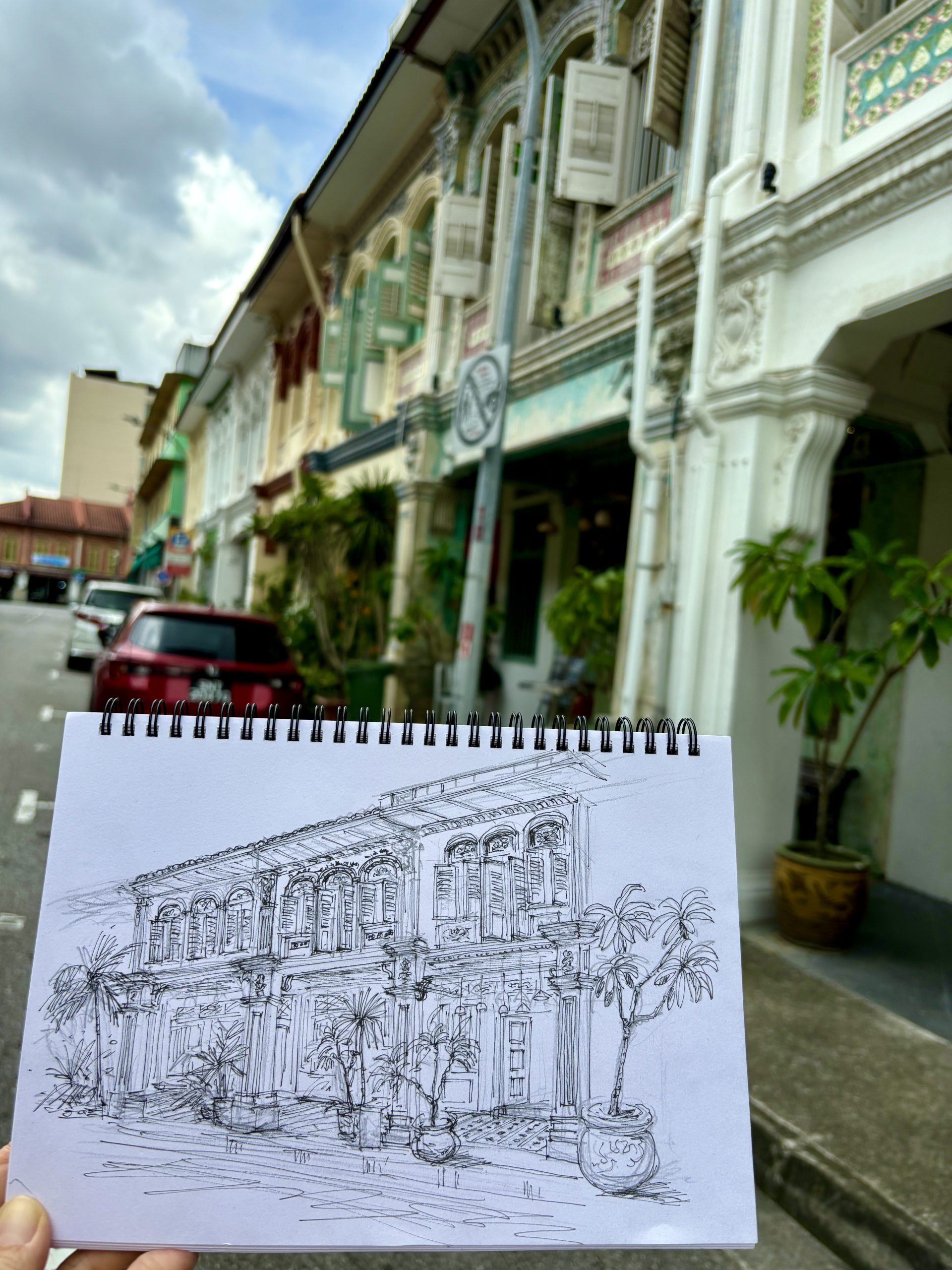 Outdoor Urban Landscape Sketching with Visual Arts Centre