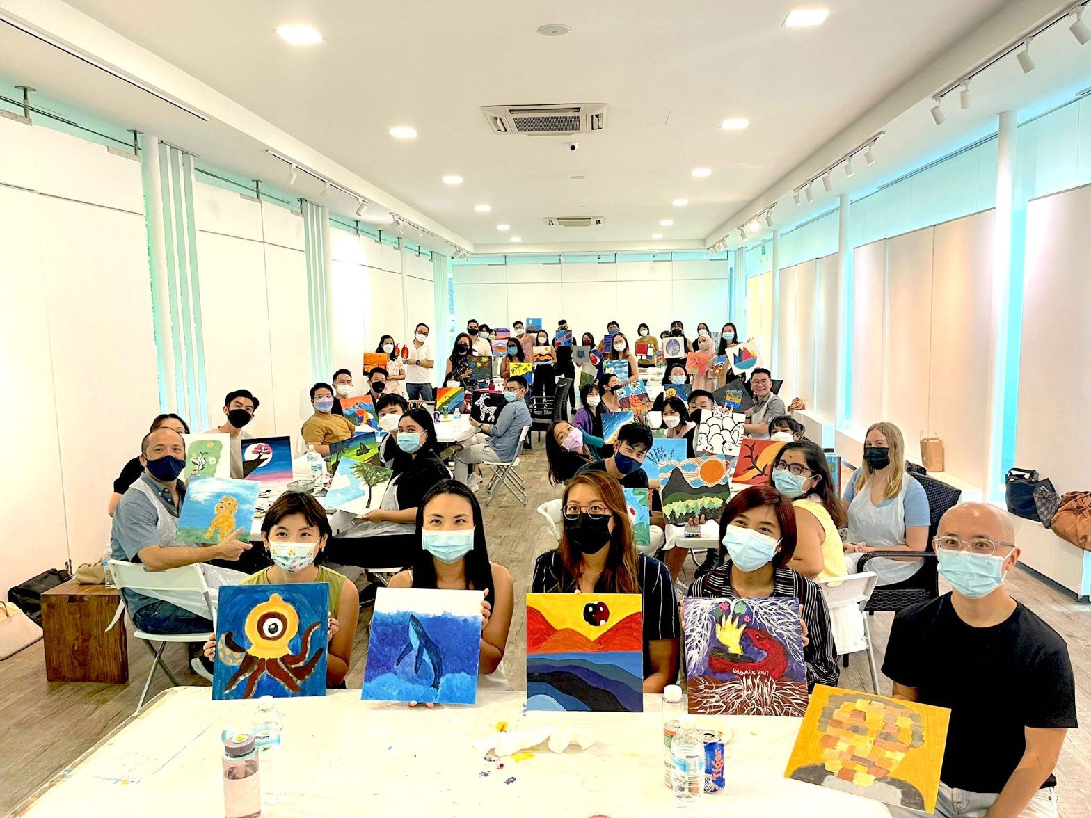Art Jamming in Singapore - Various of Mediums