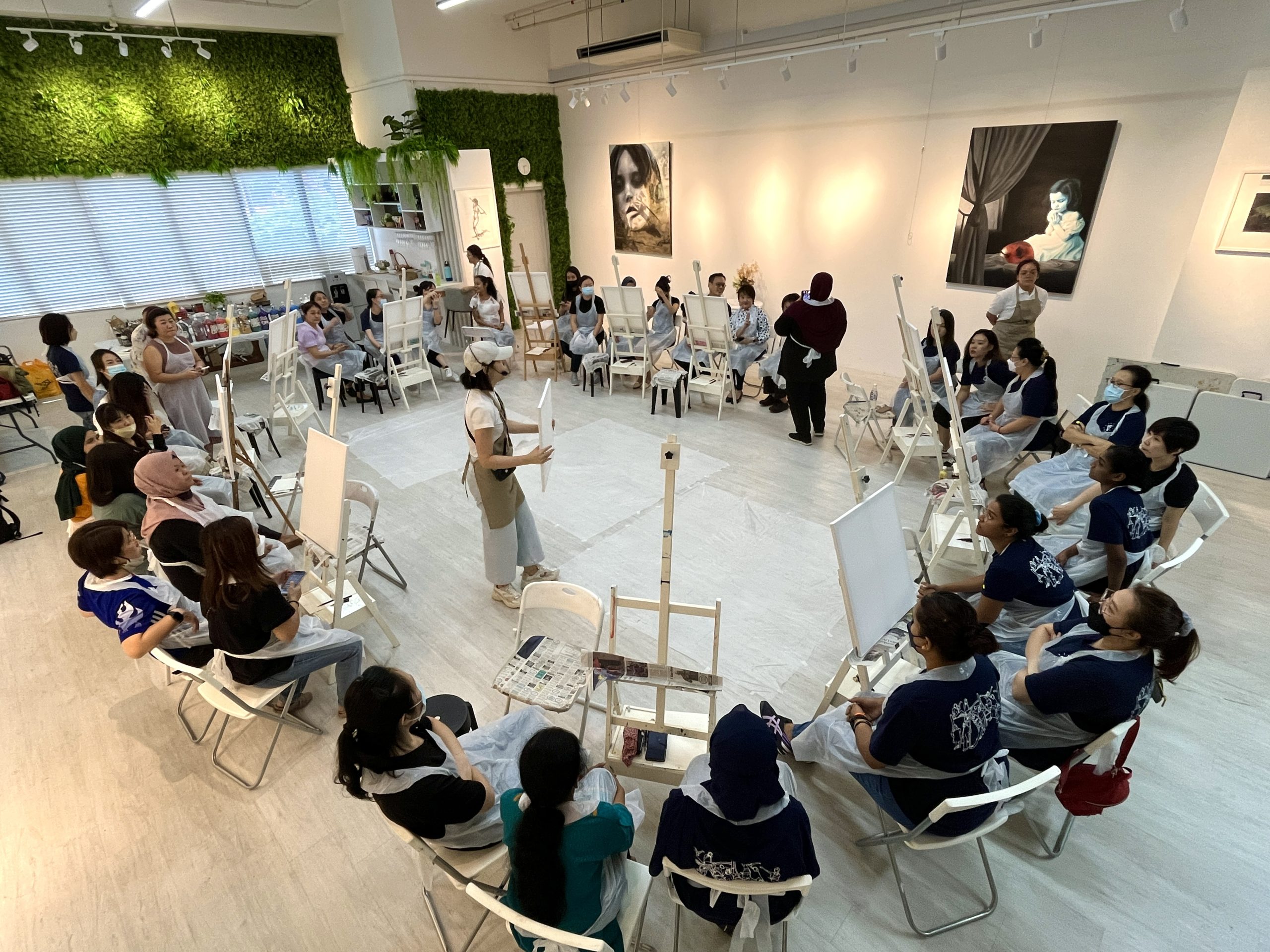 Team Building Art Jamming - Creative Team Bonding Singapore