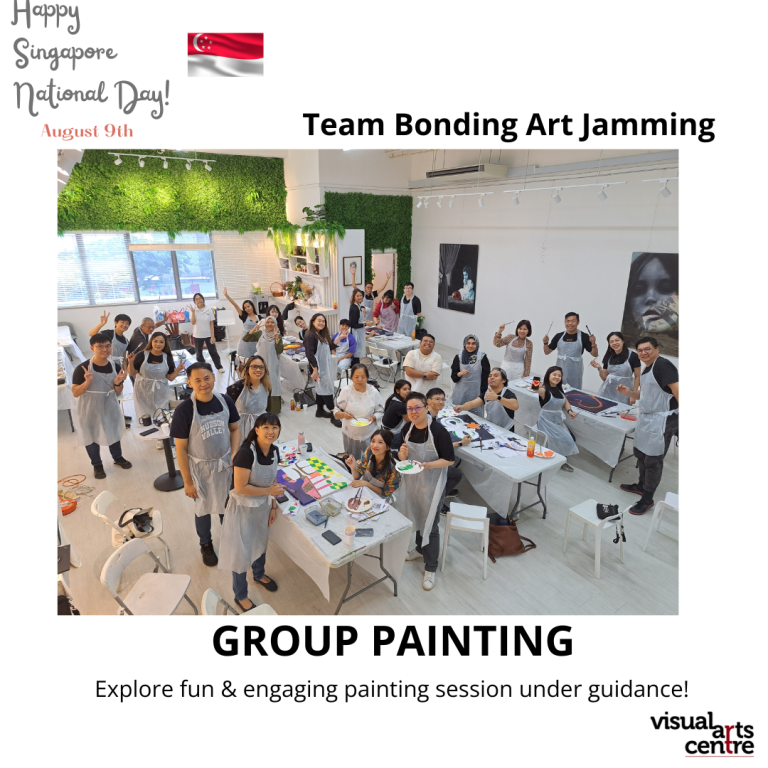 Singapore National Day team bonding art jamming & workshop