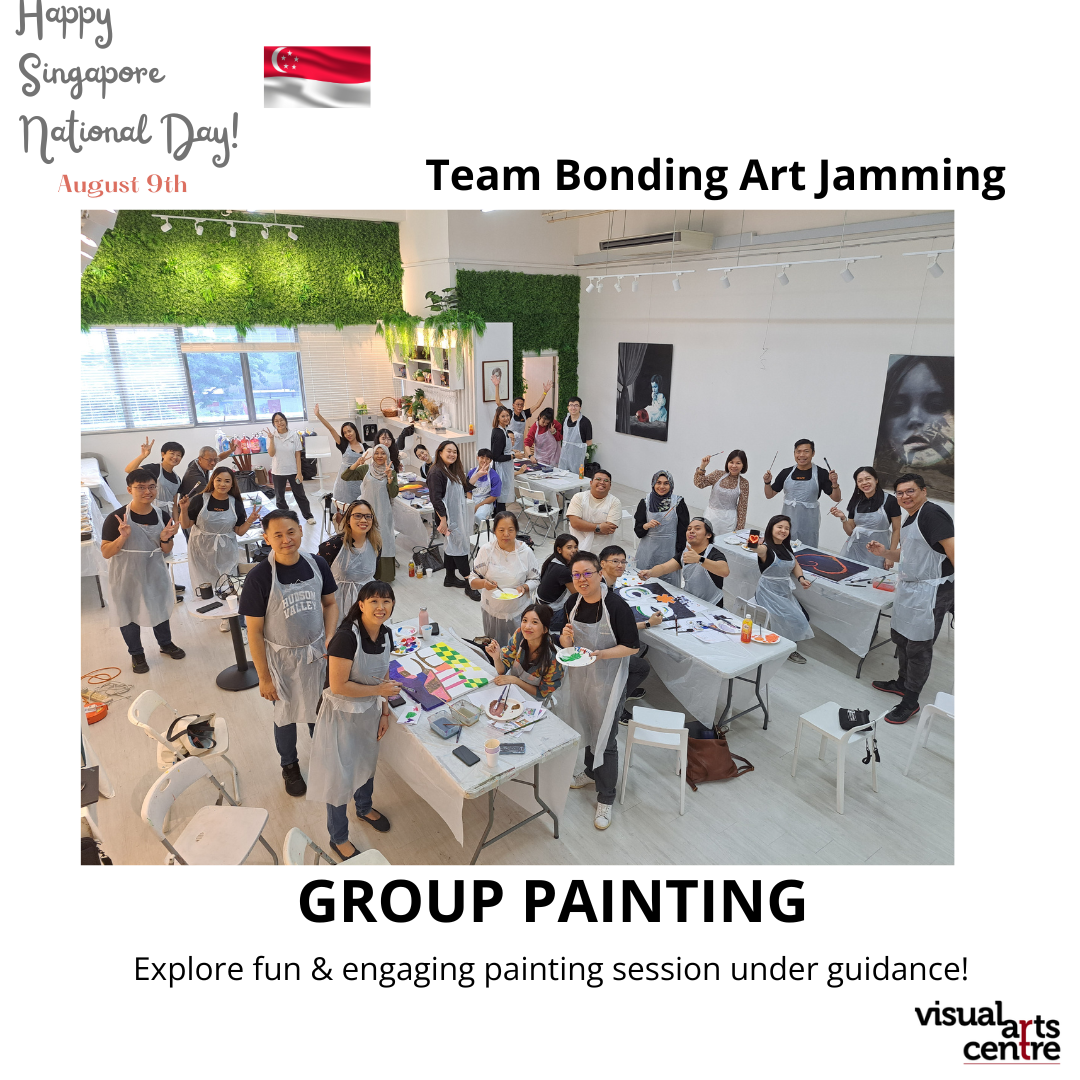 Singapore National Day team bonding art jamming & workshop