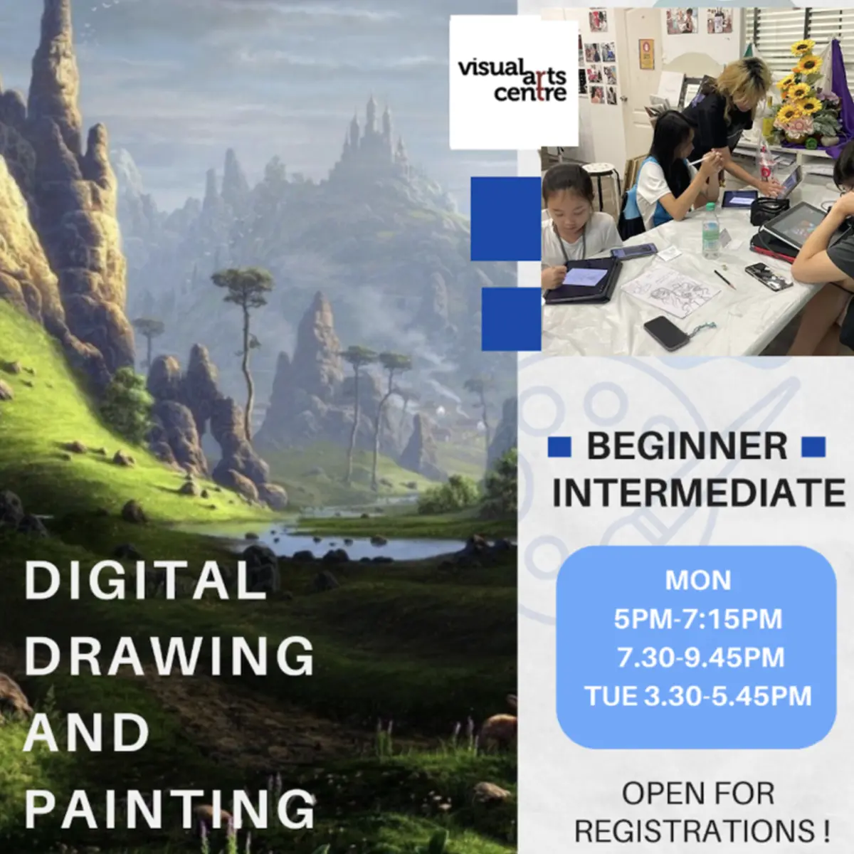 Digital Drawing and Painting Art Course | Art Class | Art Lesson ...