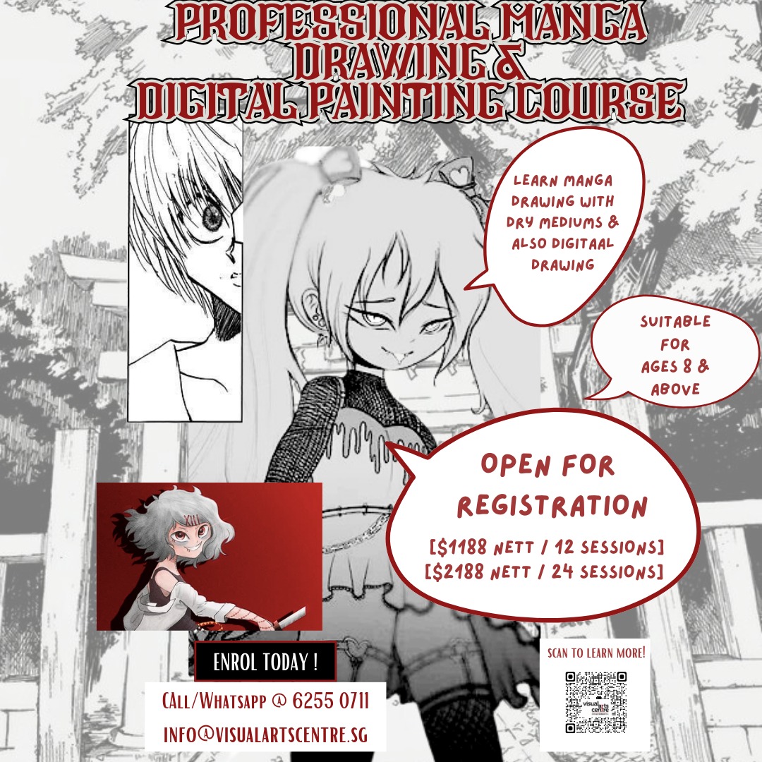 Manga Drawing and Digital Painting Course - Singapore