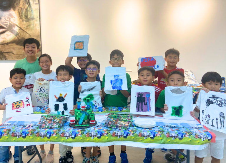 Birthday Party with t-shirt painting - Visual Arts Centre