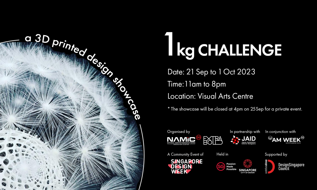 1kg Challenge Design Showcase - Visual Arts Centre