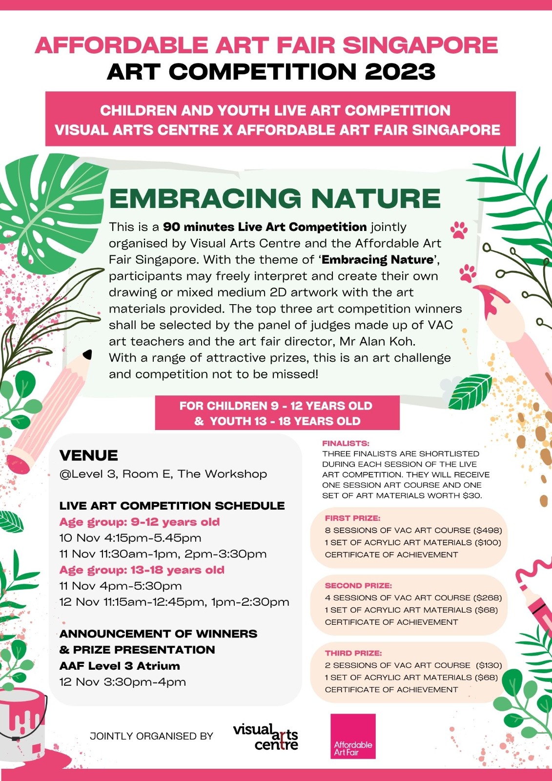 Children and Youth Art Competition - Affordable Art Fair 2023 x VAC