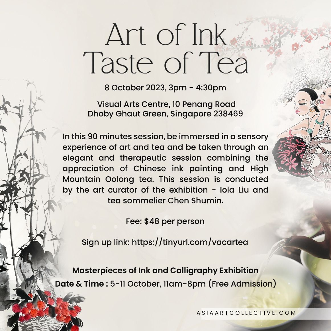 Art of Ink - Taste of Tea Art and Tea Appreciation Workshop