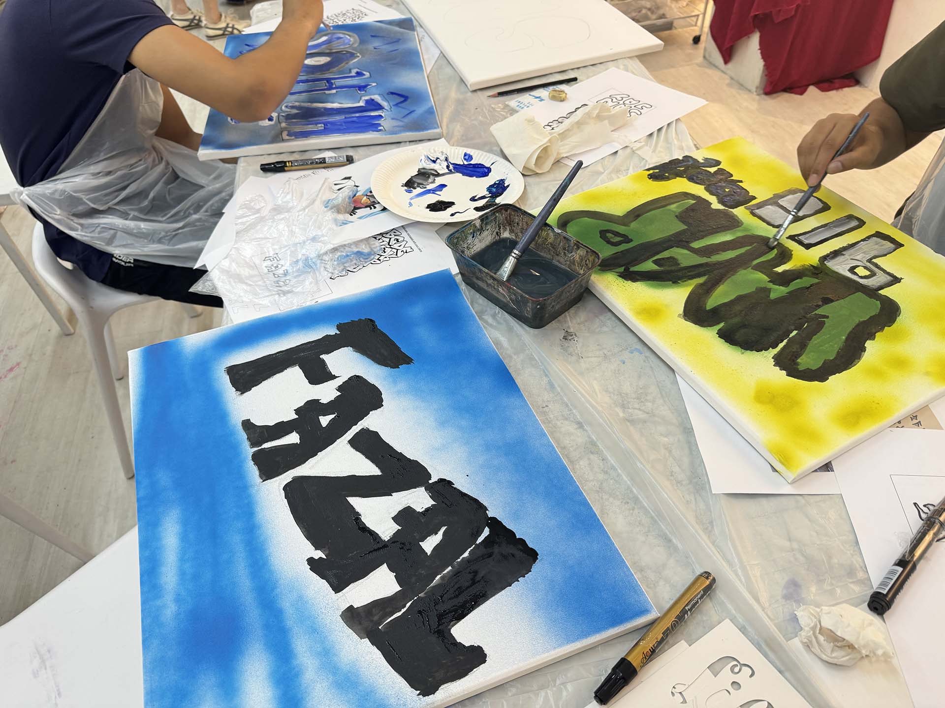 Graffiti Spray Painting Course with Visual Arts Centre