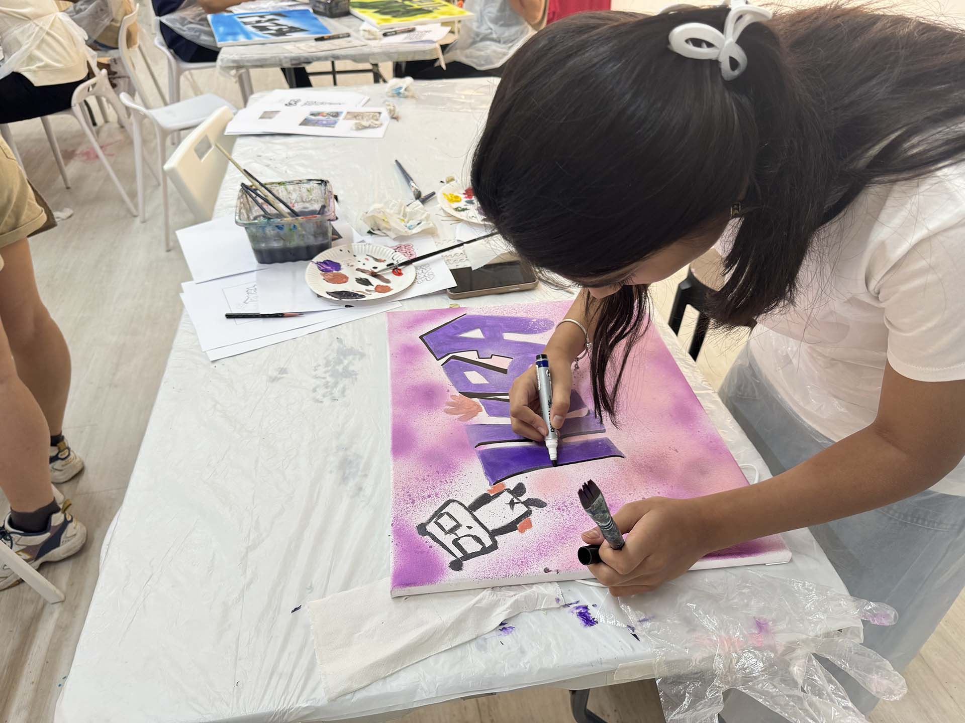 Graffiti Spray Painting Art Course | Art Class | Art Lesson