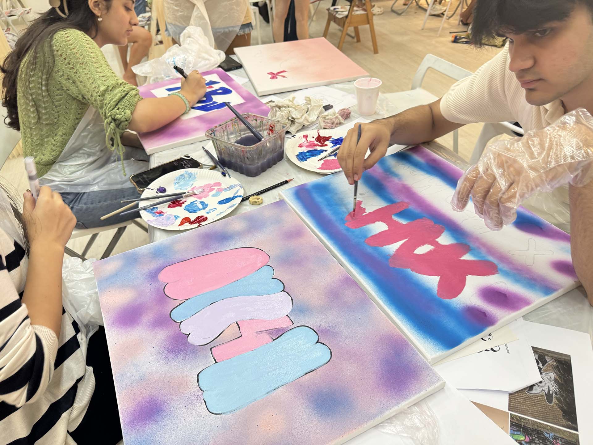 Graffiti Spray Painting Course with Visual Arts Centre