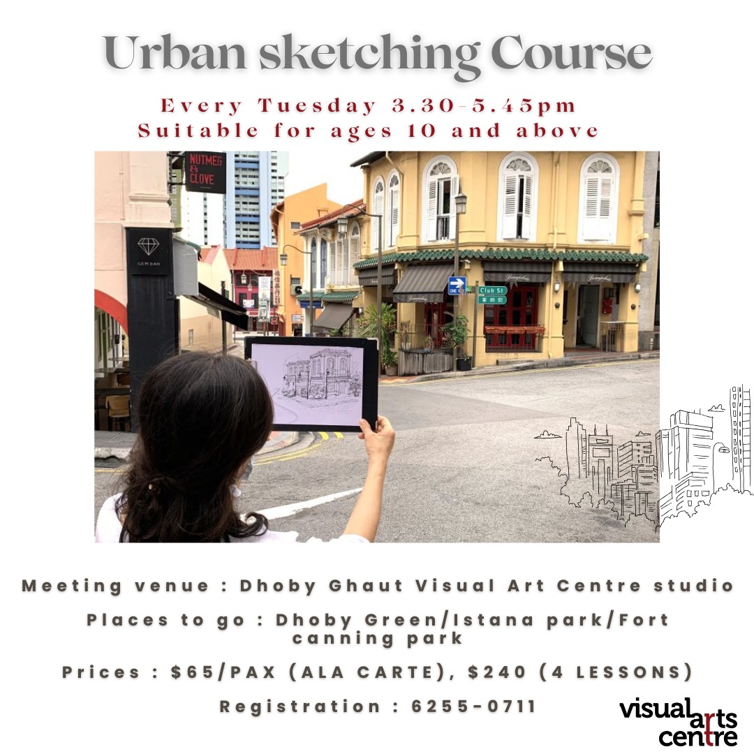 Outdoor Urban Landscape Sketching with Visual Arts Centre