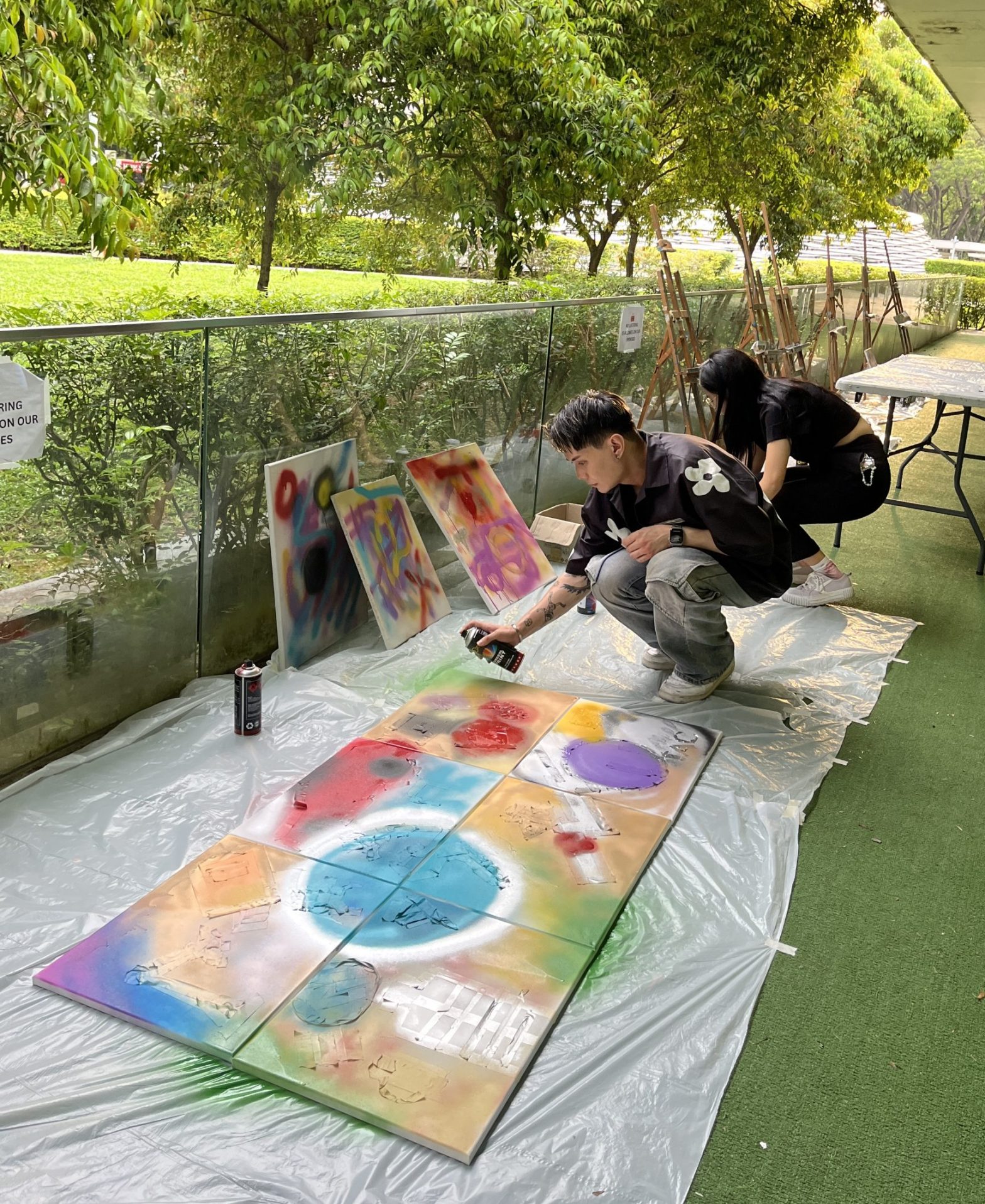 Graffiti Spray Painting Course with Visual Arts Centre