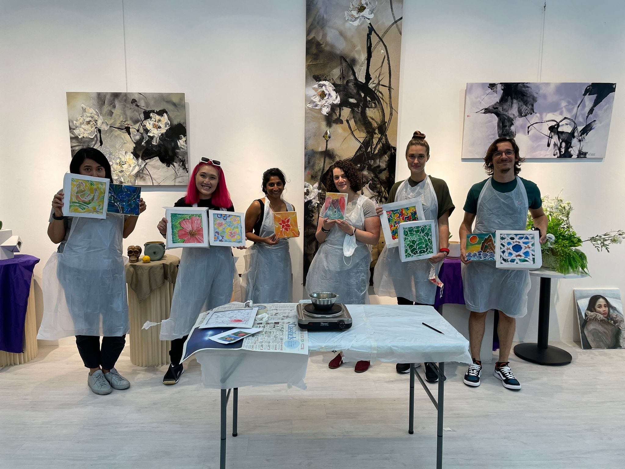 Batik Handkerchief Painting Course at Visual Arts Centre
