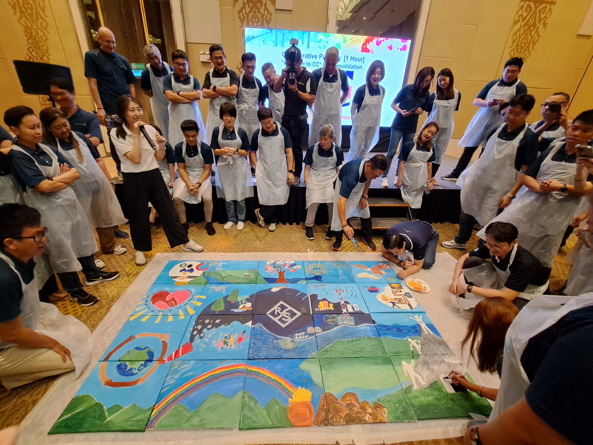 Team Building Art Jamming - Creative Team Bonding Singapore